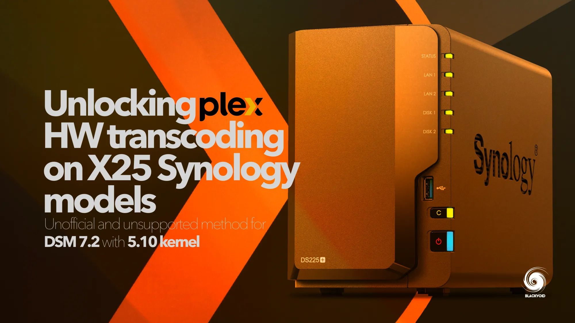 Unlocking PLEX HW transcoding on X25 Synology models