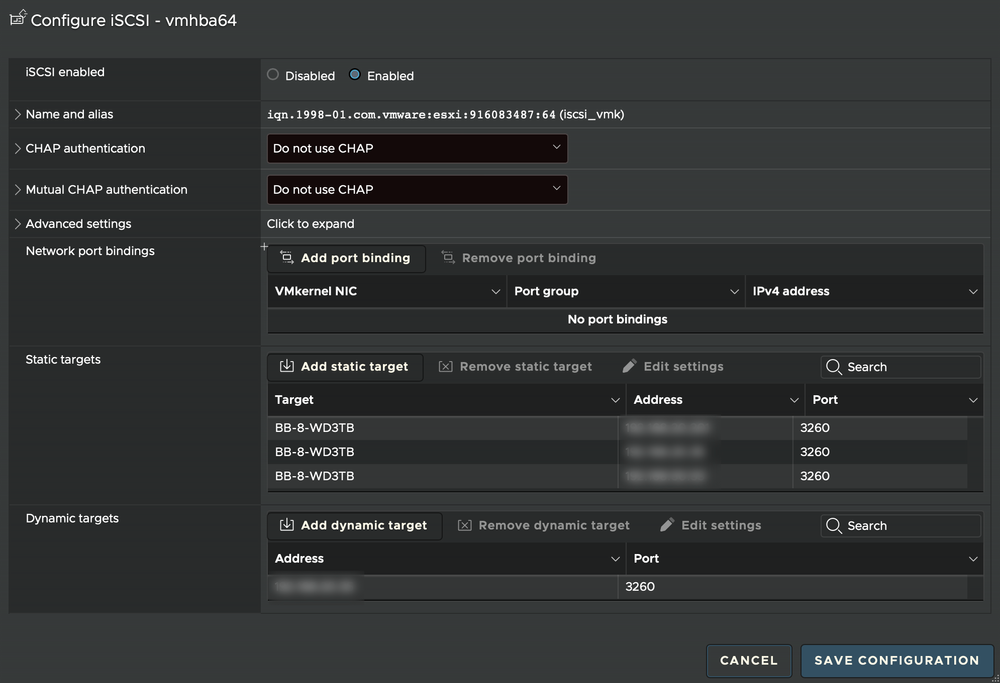 VMware & Synology (part 1) - manage NFS & iSCSI storage on ESXi host