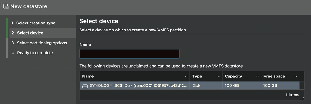 VMware & Synology (part 1) - manage NFS & iSCSI storage on ESXi host