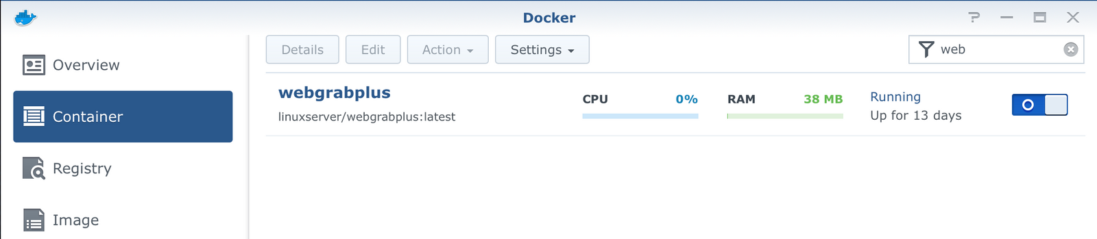 WebGrabPlus - self-hosted EPG via Docker