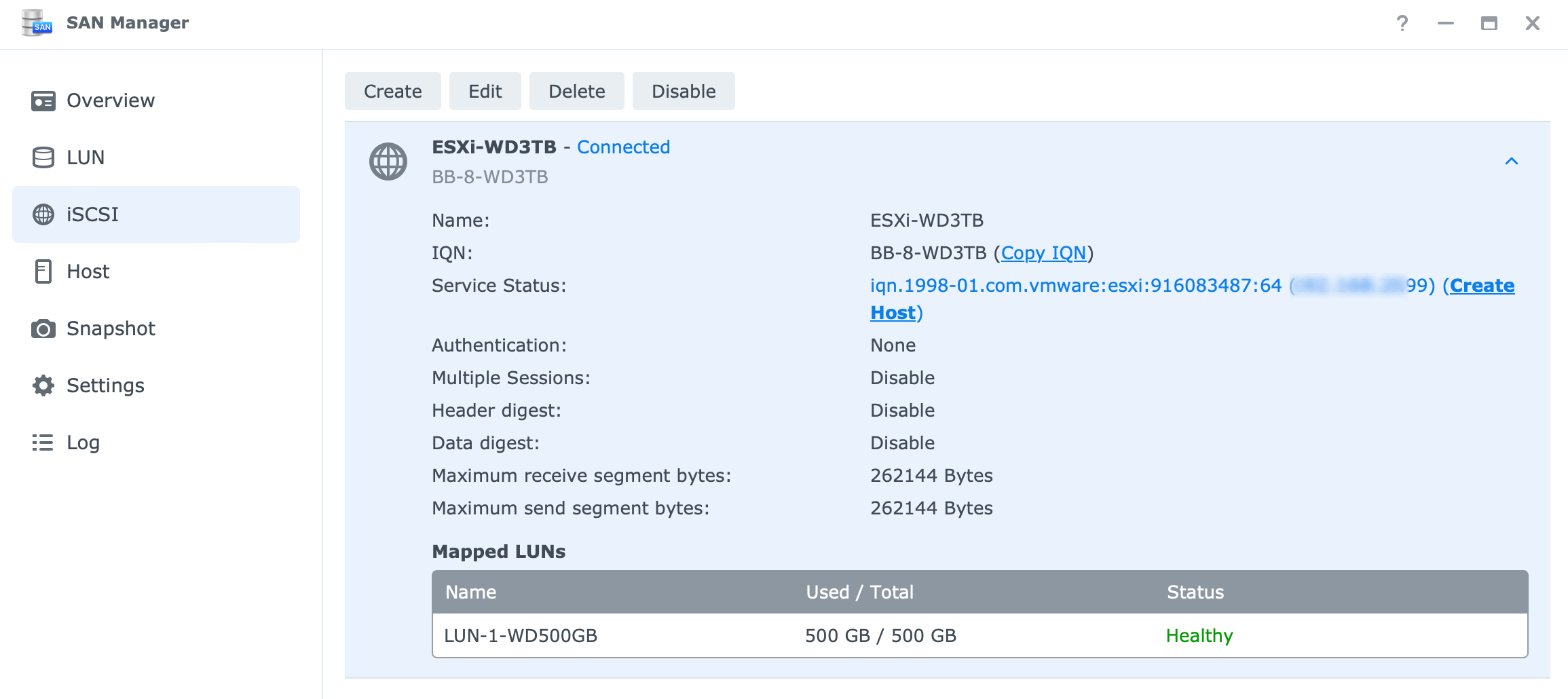 VMware & Synology (part 1) - manage NFS & iSCSI storage on ESXi host