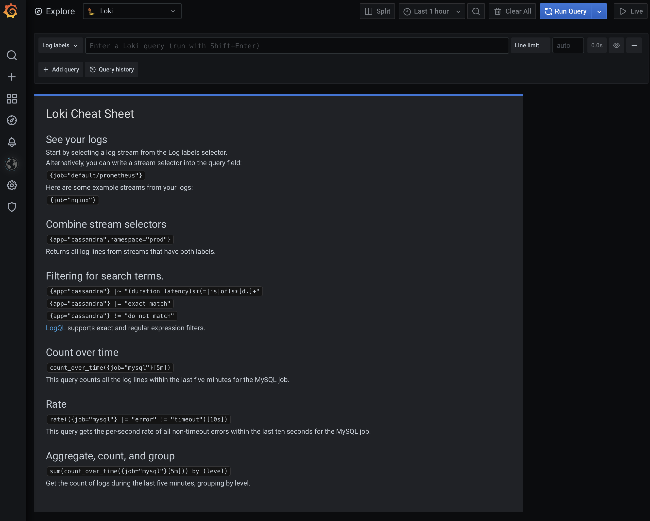 Loki - log aggregation platform from the creators of Grafana