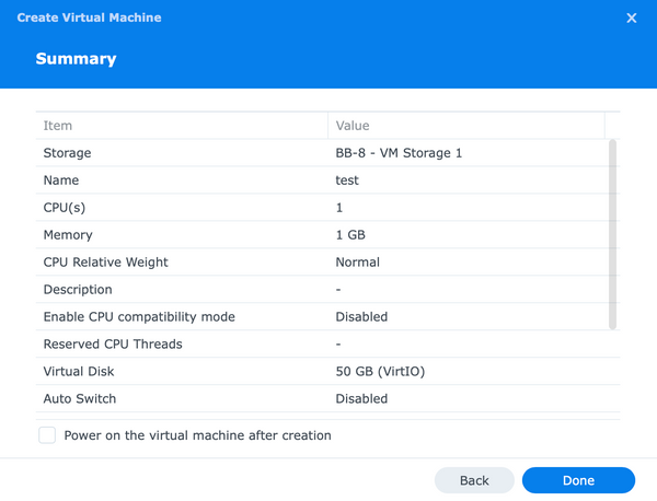 Synology Virtual Machine Manager - how to run virtual machines on ...