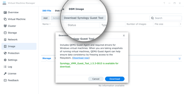 Synology Virtual Machine Manager - how to run virtual machines on Synology NAS?